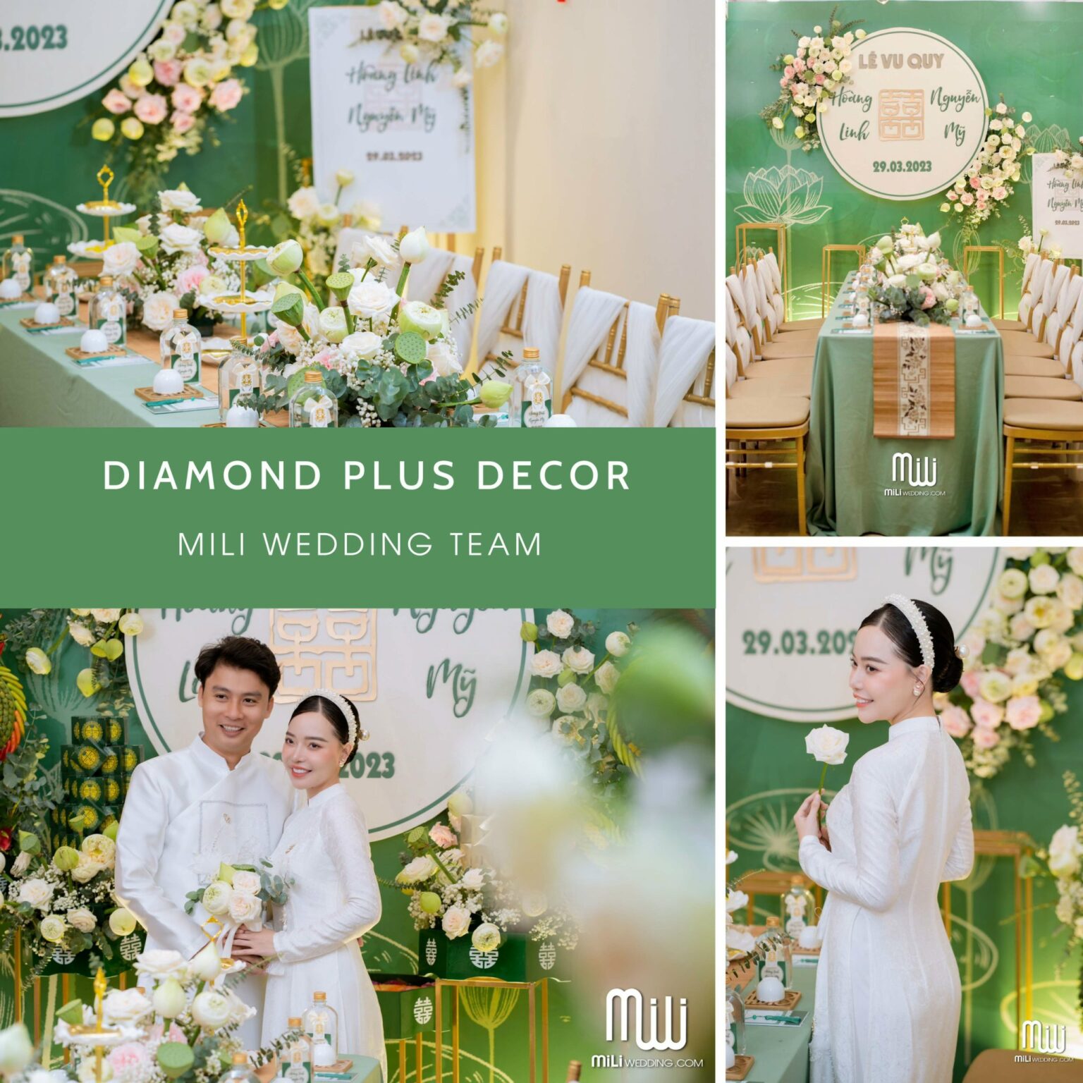 DECOR RUBY GOLD BASIC - Mili Wedding