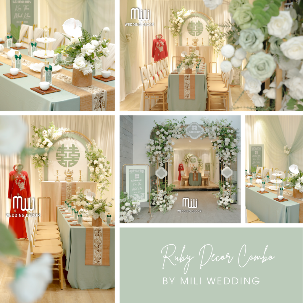 DECOR RUBY GOLD BASIC - Mili Wedding