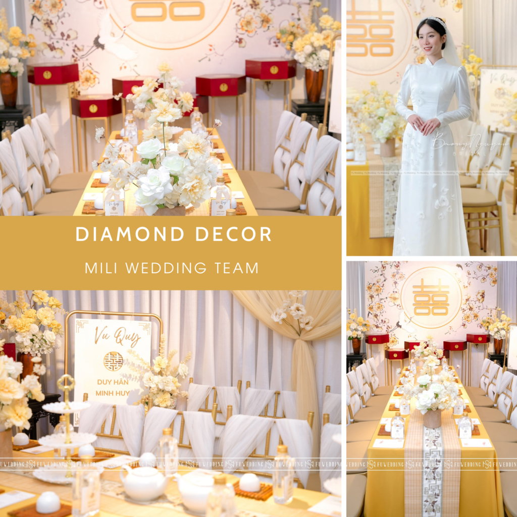GOLD DIAMOND DECOR - Mili Wedding
