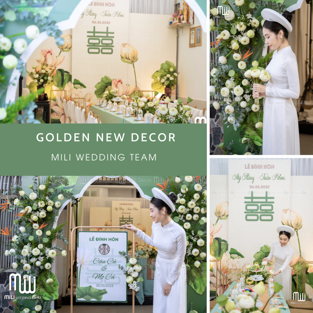 GOLDEN SEN THIÊN ĐIỂU – Decor Gia Tiên Hoa Thiên Điểu 2026